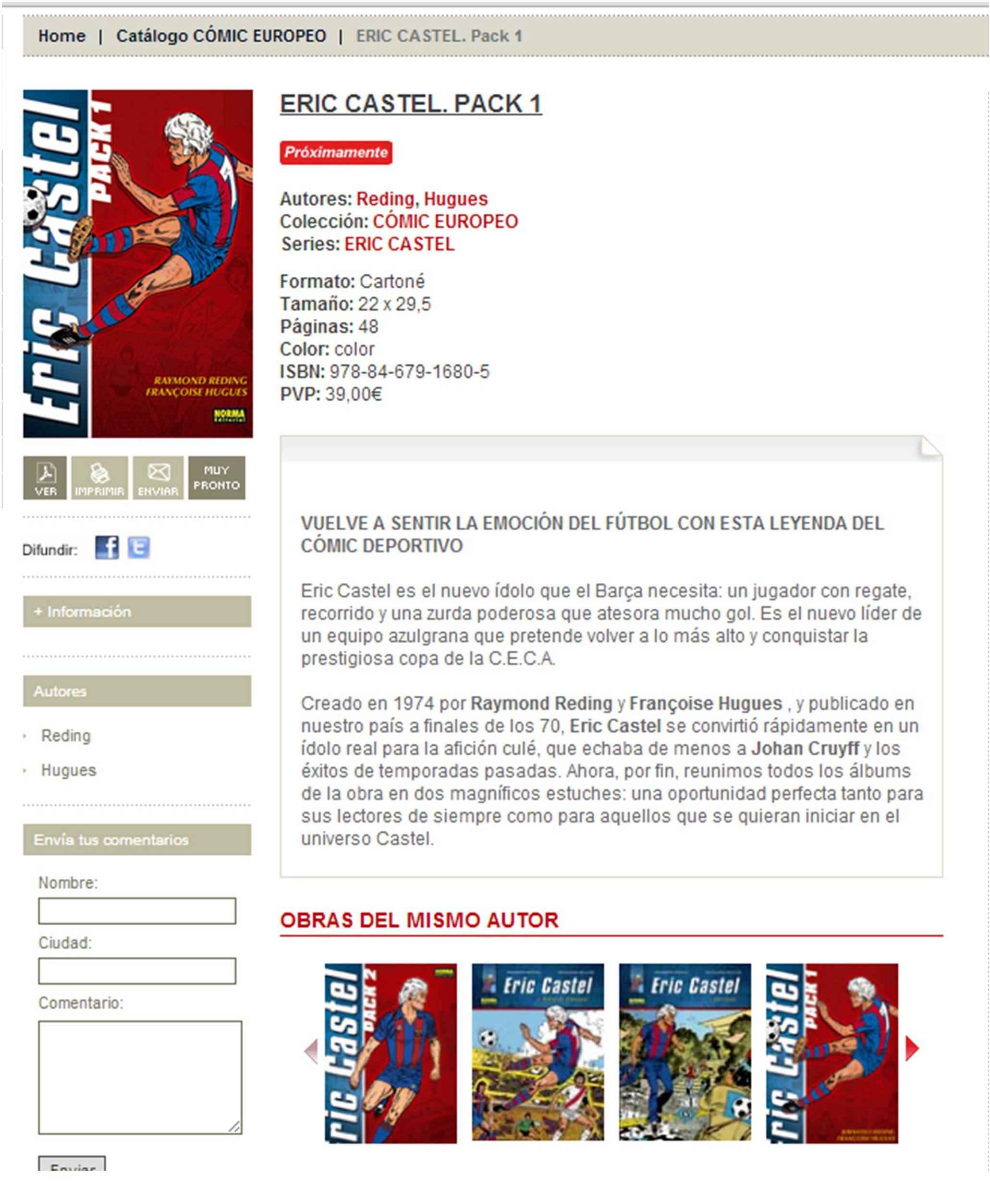 Eric Castel cumple 40 años – Futbol Club de Lectura